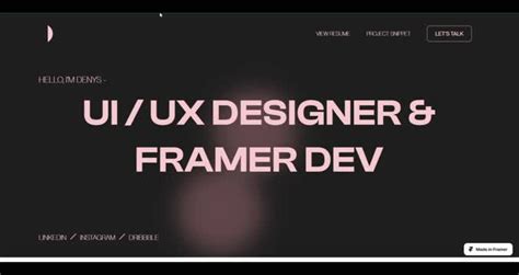 framer webdesign nocode buildwebsite webdevelopment webflow
