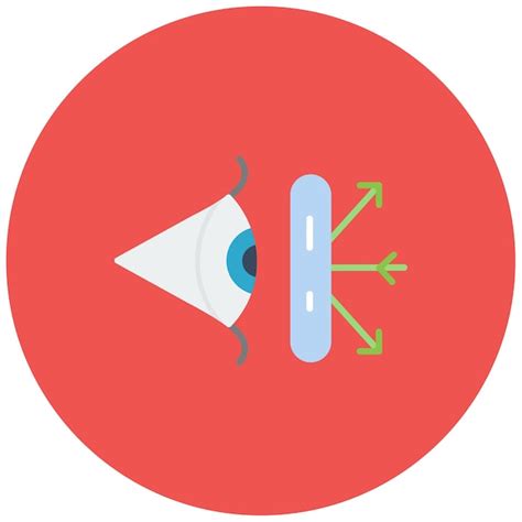 Premium Vector Anti Reflective Coating Flat Illustration