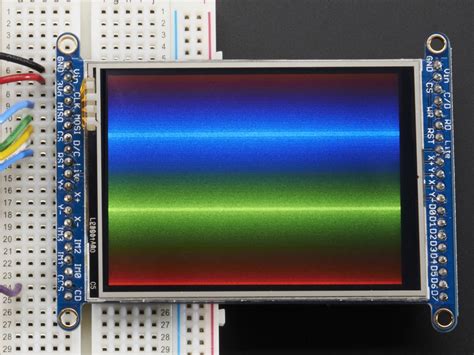 Overview Adafruit 28 And 32 Color Tft Touchscreen Breakout V2