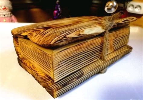 Шкатулка из дерева в виде книги в интернет-магазине на Ярмарке Мастеров ...