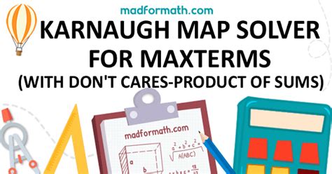 K Map Solver For Maxterms With Dont Cares Pos