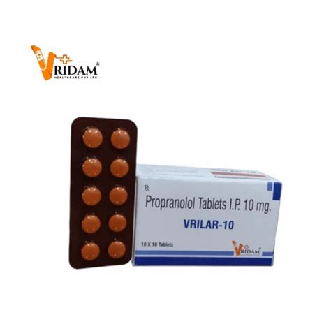 Propranolol 10 Mg Tablets At Rs 34 8 Box Nashik Id 2851081588830
