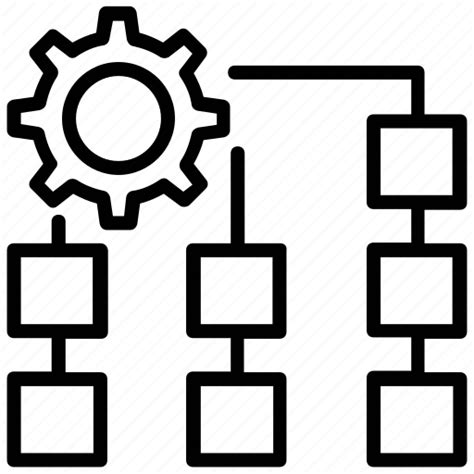 Hierarchy Procedure Planning Project Plan Sitemap Workflow Icon