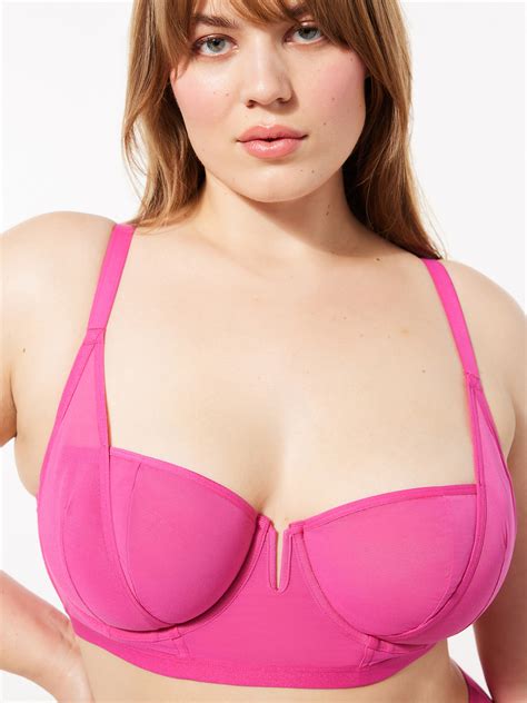 See Thru U Unlined Balconette Bra In Pink Savage X Fenty Netherlands
