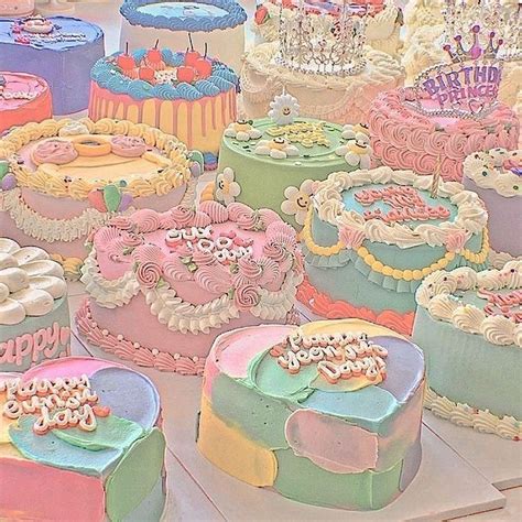 Pin Di ⋆ ˚｡⋆୨୧cake Pastel Filter Gambar Berwarna Warni Wallpaper