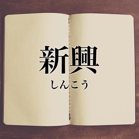 「新興」の意味とは！類語や例文など詳しく解釈 Meaning Book