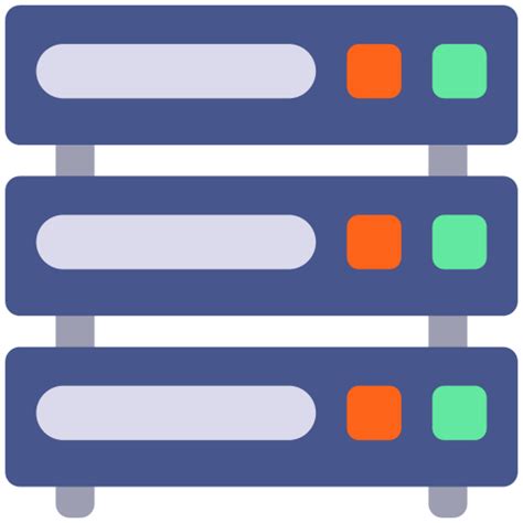 Server Generic Color Fill Icon