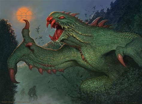 ArtStation Duskmourn Slavering Branchsnapper John Tedrick Anime