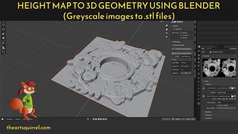 Heightmap To Bas Relief 3d Models Using Blender Youtube