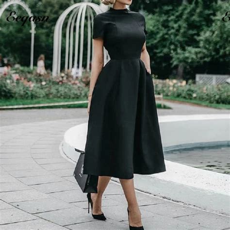 Elegant Black Cocktail Dress