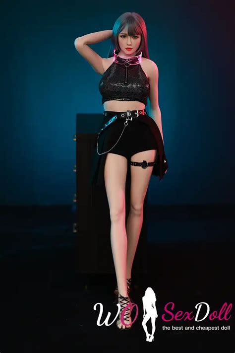 165cm 5ft41 Cyberpunk Silver Hair Lifelike Sex Doll Wosexdoll