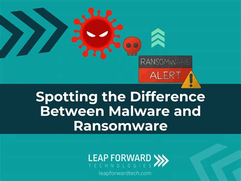 Spotting The Difference Between Malware And Ransomware Leap Forward