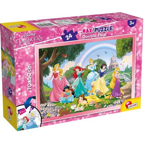 Maxi Puzzle Principesse Disney Princess Double Face 24 Pz