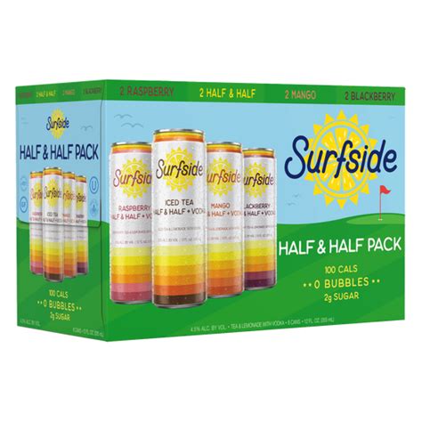 Surfside Half And Half Variety Pack 8pk 12oz Can Surfside Bevmo