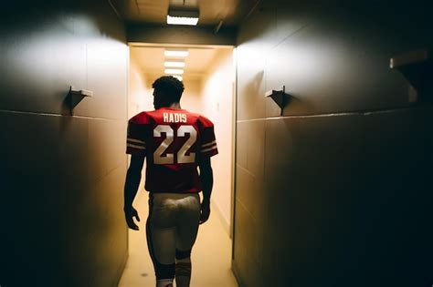 Premium Ai Image American Football Sportsman Player Neural Network Ai
