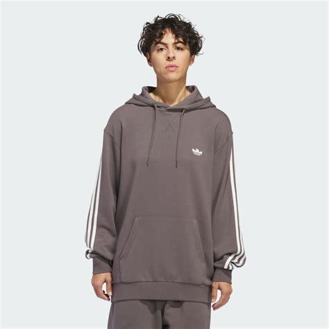 Adidas Shmoofoil Featherweight Hoodie Brown Adidas Australia