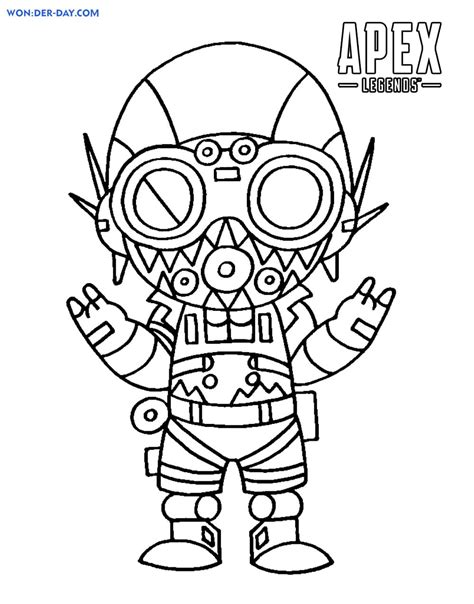 Apex Legends Coloring Pages 80 Printable Coloring Pages