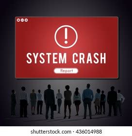 System Crash Network Problem Technology Software Stock Photo 436014988