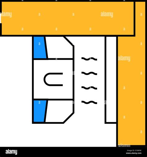 Magnetic Sensor Icon Color Illustration Stock Vector Image And Art Alamy