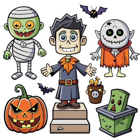 Premium Vector Icon Fun And Festive Halloween Scene With Witch And