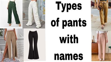 Types Of Pants With Names Bottom Wear With Their Names Youtube
