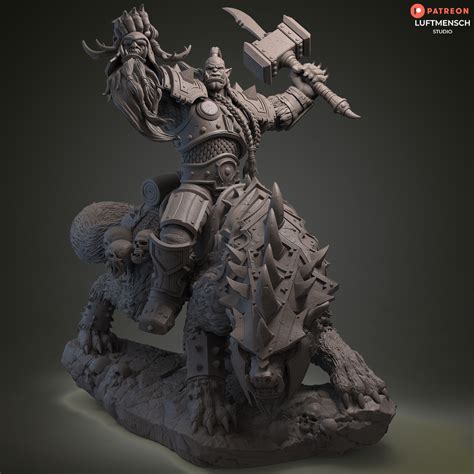 🦸 Orgrim Doomhammer・ 3d File For 3d Printing・cults