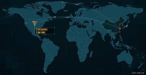 Echarts地图map生成散点飞线，点击散点与飞线产生不同的交互效果。echarts地图散点飞线 Csdn博客