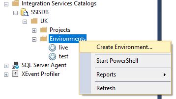 Ssis Use Ssis Environment Variable To Maintain Multiple Server Connection String Data