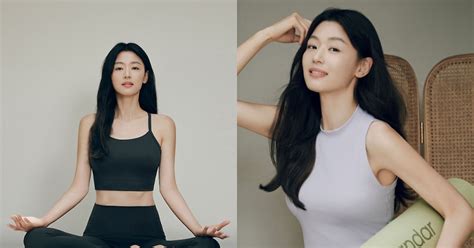 두 아들 맘 전지현 11자 복근 드러낸 레깅스 화보 감탄
