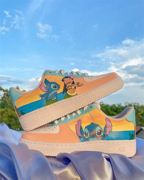 Lilo And Stitch Air Force 1 Custom Air Force 1 Custom Custom Shoes