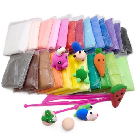 Diy Fluffy Foam Slime Air Dry Plasticine Clay For Soft Cotton Slime