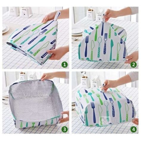 Jual Jual Tudung Saji Penahan Panas X X Cm Lipat Makanan Meja Makan Dapur Murah Di Seller