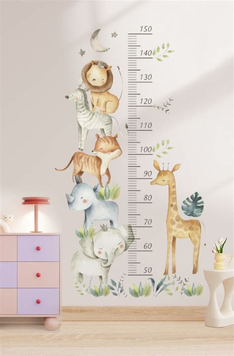 Wall Decal Growth Chart Sticker Type Height Charts Woodbests