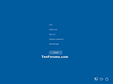 How To Remove Sign Out From Ctrlaltdel Screen In Windows Tutorials