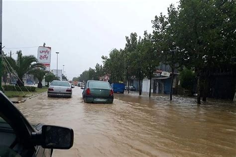 حجم سنگین بارندگی در شمال کشور از شب گذشته تاکنون فیلم