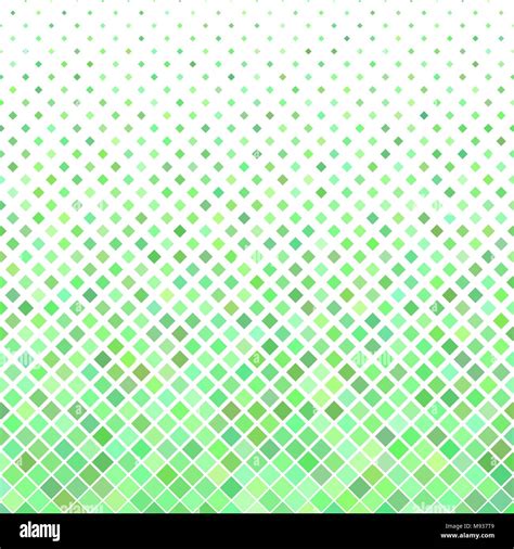 Abstract Diagonal Square Pattern Background Vector Graphic From Squares In Green Tones Stock