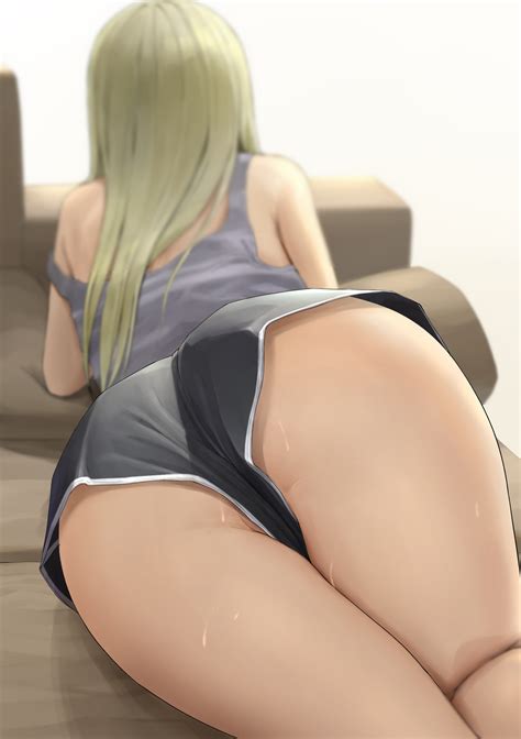 Rule 34 1girls 2d Ano Gccx8784 Ass Ass Cheeks Ass Focus Blonde Female Couch Female Female
