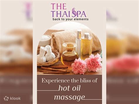 Spa And Massage Experiences At The Thai Spa Singapore Klook
