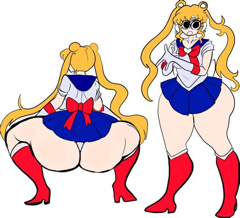 Rule 34 Ass Ass Focus Back View Big Ass Big Butt Bishoujo Senshi