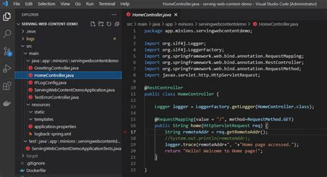 Application Logging Of Java Spring Boot Containerized App In Aks By