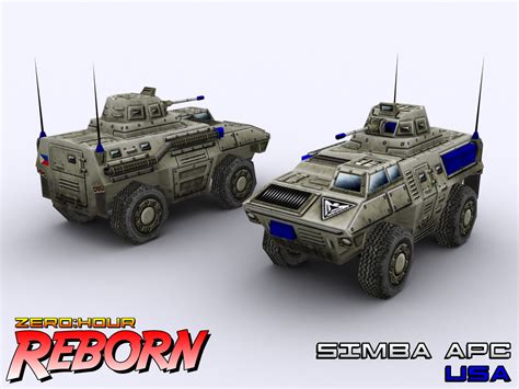 Simba Apc Image Zero Hour Reborn Mod For Candc Generals Zero Hour Moddb