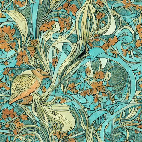 Birds Seamless Repeating Pattern · Creative Fabrica