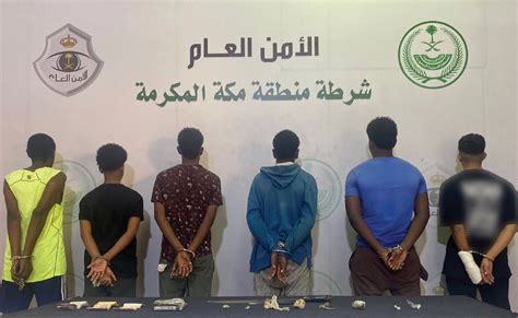 جريدة الرياض شرطة جدة تقبض على 6 أشخاص لترويجهم مادة الحشيش المخدر