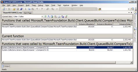 Using VSTS 2008 Memory Allocation Profiling Buck Hodges