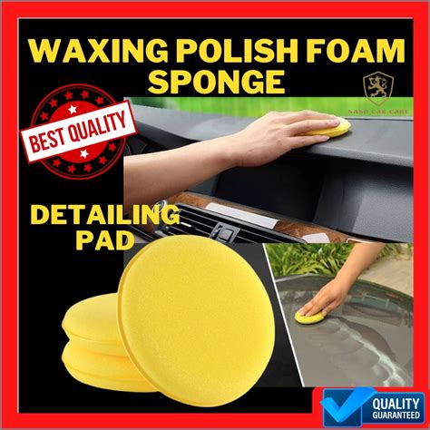 Car Wash Detailing Wax Polish Foam Sponge Car Glass Washing Tyre