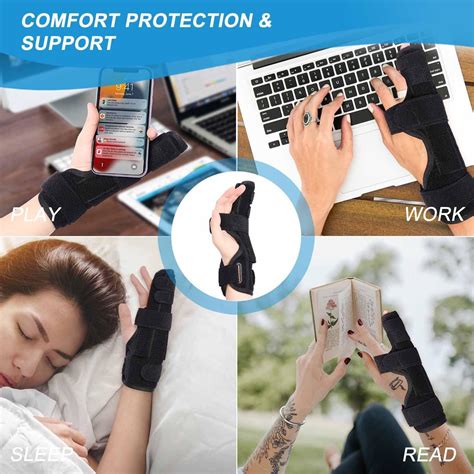 Pinky Finger Splint For Boxer Fracture And Trigger Finger S M Size Fits 4th Or 5th Finger