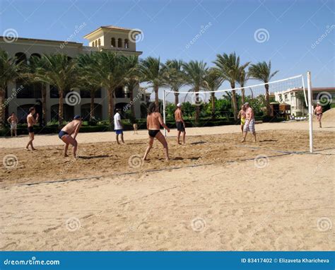 Men Playing Beach Volleyball Editorial Photography Image Of Beach Naked