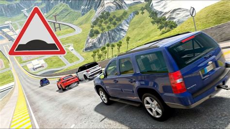 Insane Ramp Jumps In Beamng Drive Youtube