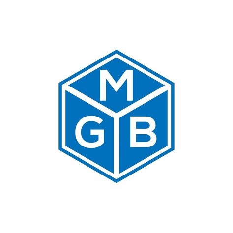 Mgb Letter Logo Design On Black Background Mgb Creative Initials Letter Logo Concept Mgb