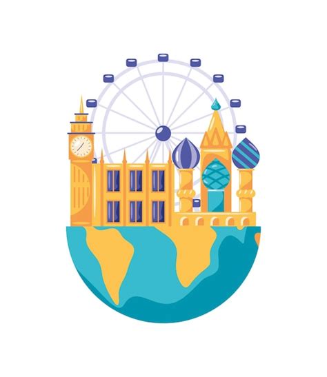 Free Vector World Tourism Day Icon Icon Isolated Vector